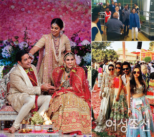 이재용 부회장도 잇단 눈도장! 인도 재벌 자녀들의 상상초월 결혼식